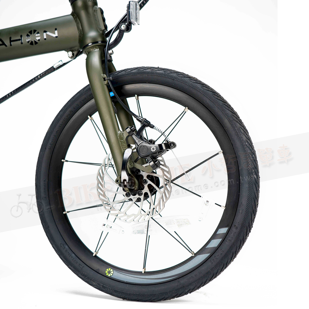 DAHON大行 K9（Mini349）16吋9速碟煞鋁合金折疊單車(KAA693mini)-綠黑