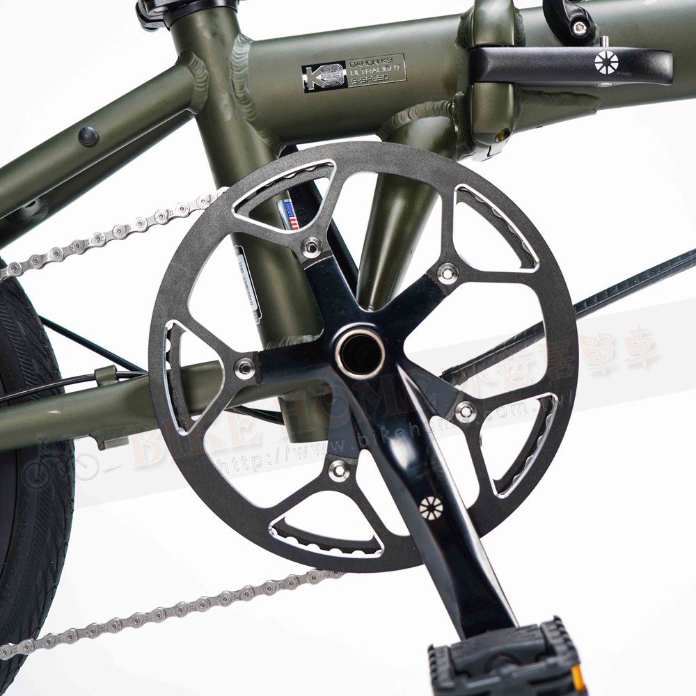 DAHON大行 K9（Mini349）16吋9速碟煞鋁合金折疊單車(KAA693mini)-黑